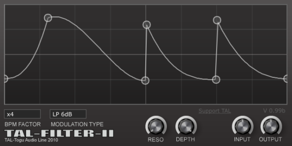 free vst: togu audio line tal-filter II