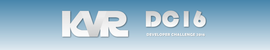 KVR Audio announced KVR Developer Challenge 2016